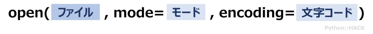 【python入門】open関数とは？ファイルパスや引数設定モードについて解説 Pythonhack